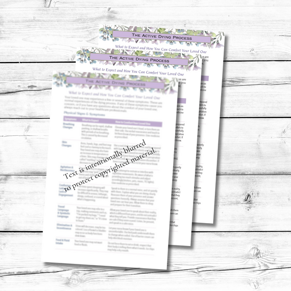 Hospice Pocket Guide: Title -The Active Dying Process: What to Expect ...