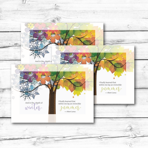 Hospice Bereavement Program Card: Four Seasons Tree Anniversary of Loss ...
